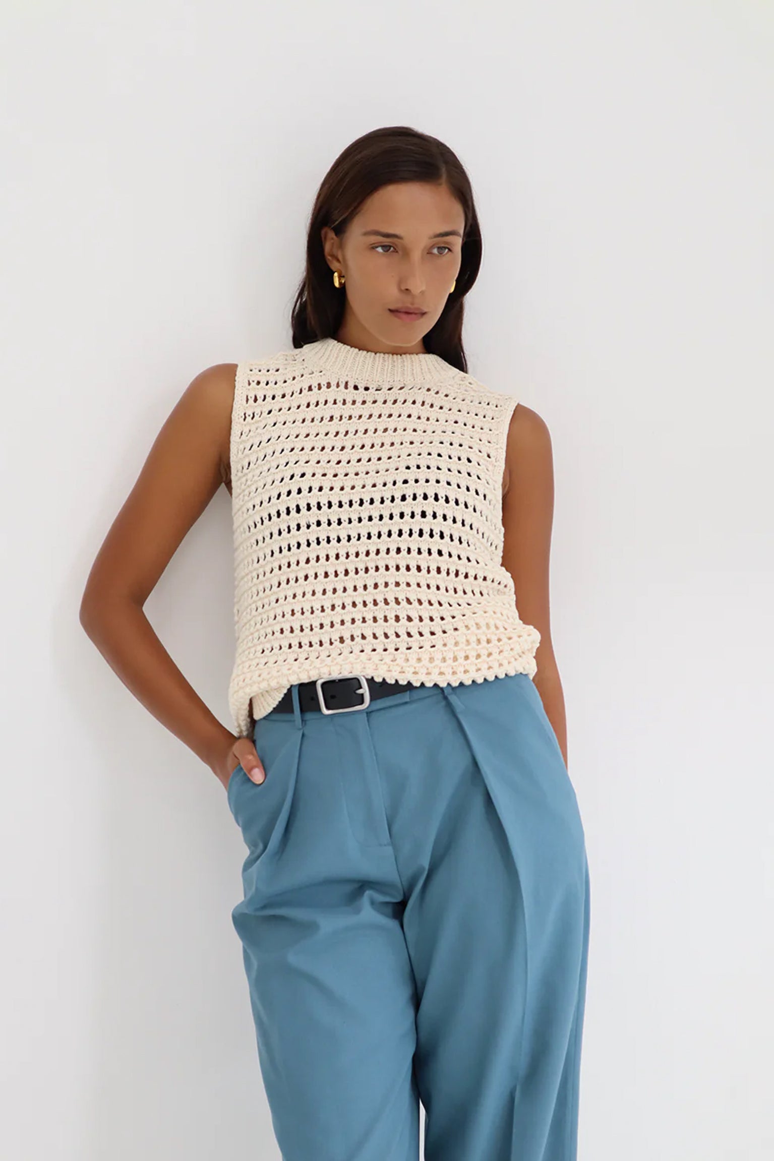 BLANCA | Wallace Vest | Cream – LUC